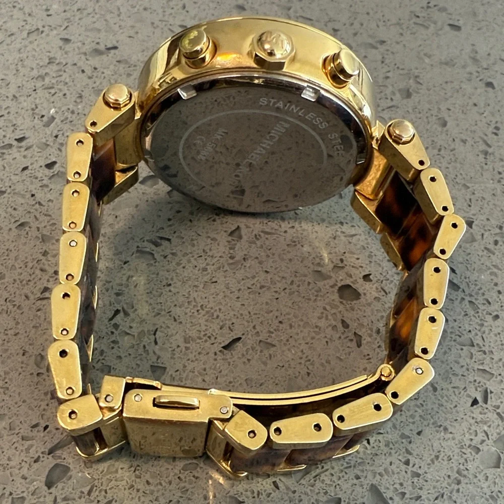 Michael Kors | Accessories | Michael Kors Mk5688 Parker Gold Crystal ...